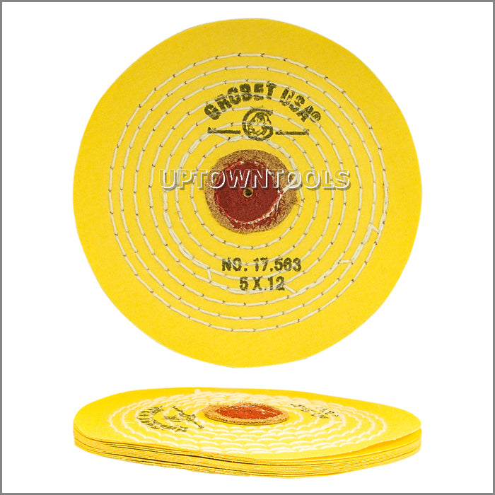 MUSLIN BUFF CHEMKO KNIFE 5" X 12P / MUSLIN BUFFs – uptowntools
