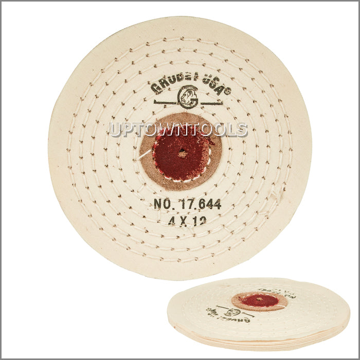 Muslin Buff / 4" x 12 Ply / Knife Edge buffs – uptowntools