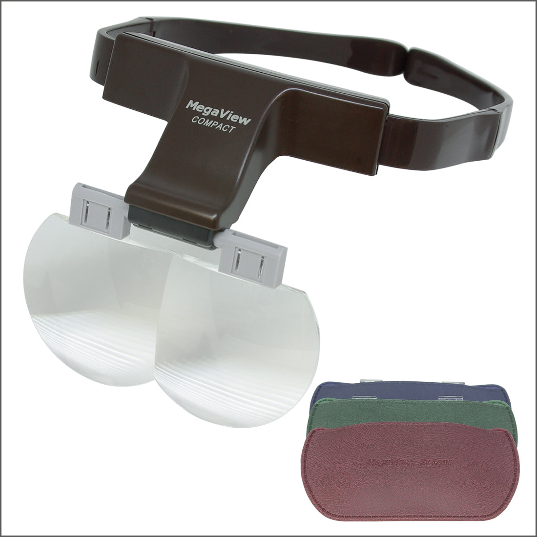 MegaView Magnifier Headset with Three Lenses – uptowntools