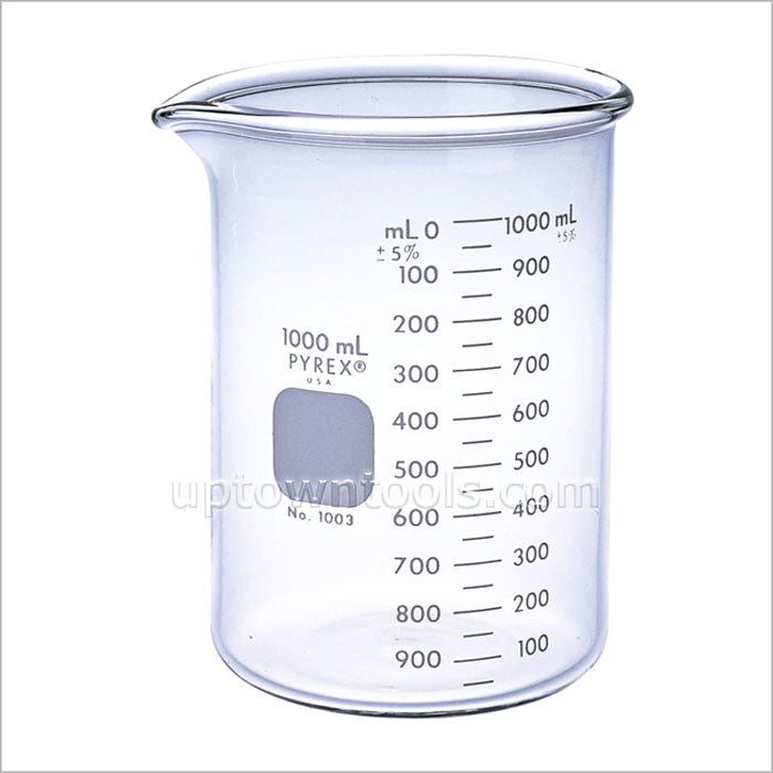 BEAKER- PYREX 1000 ML / BEAKER PYREX 1000 ML – uptowntools
