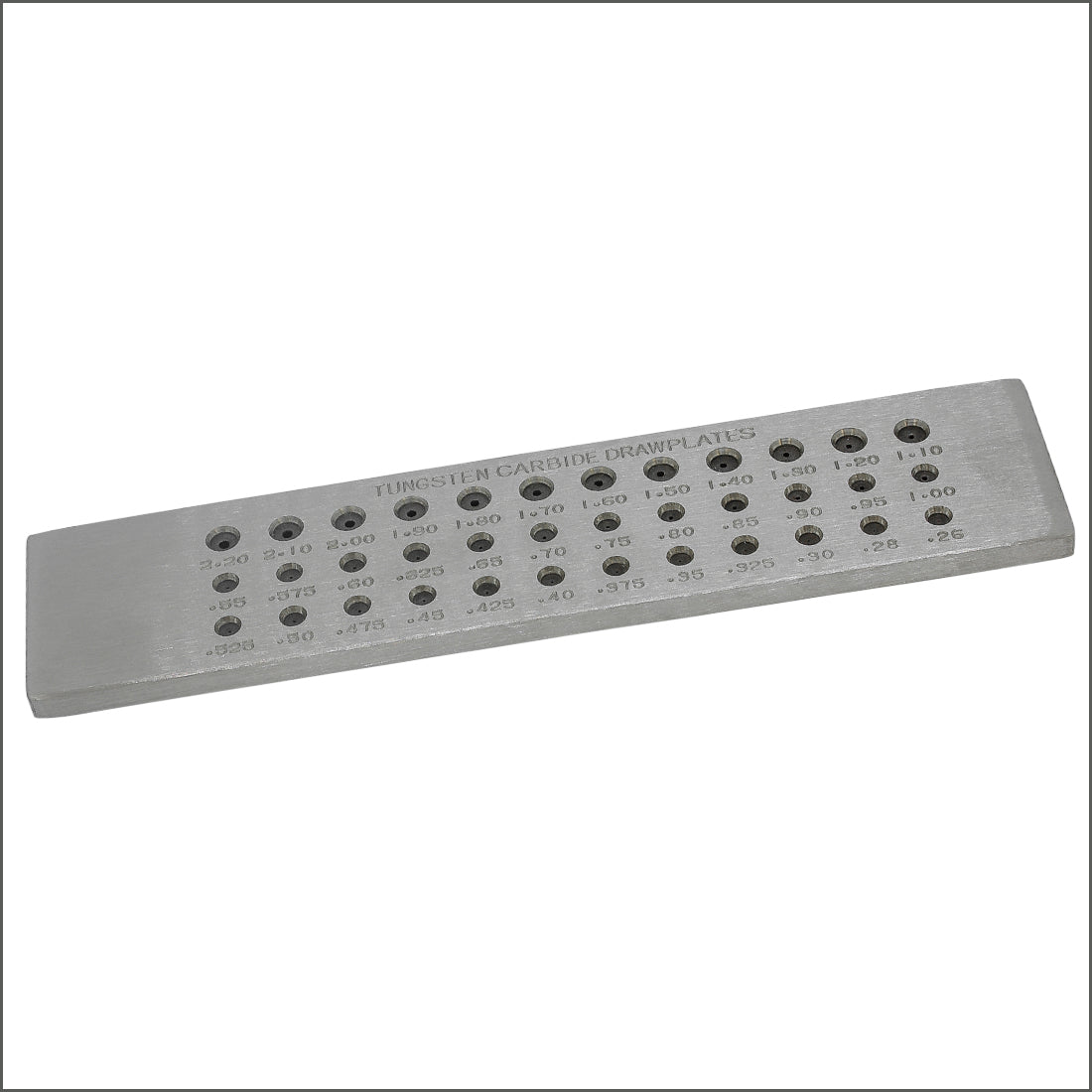Draw plates / Tungsten carbide draw plate / 8 inch tungsten carbide ...