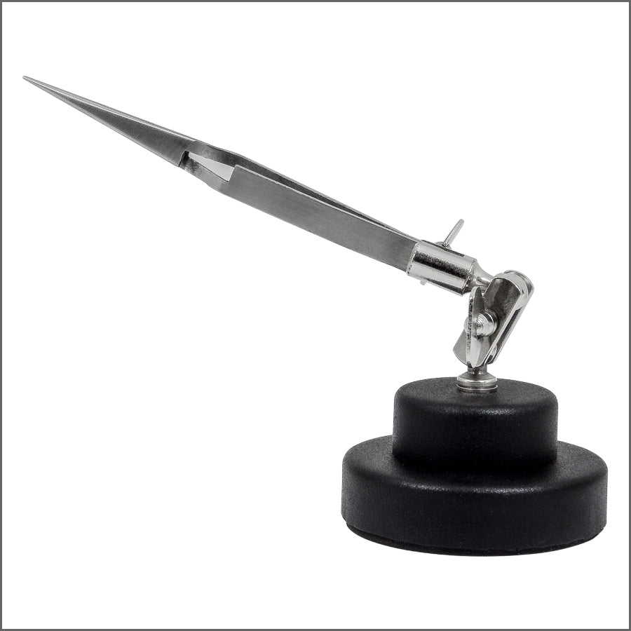 THIRD HAND Soldering with base and cross locking tweezer – uptowntools