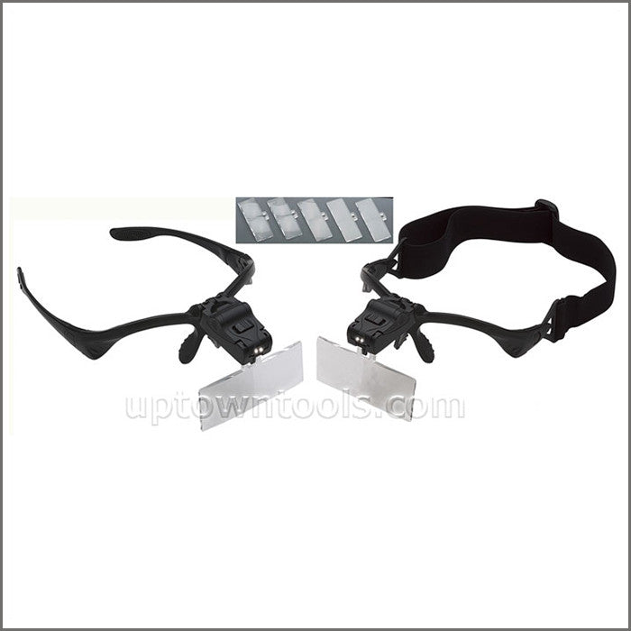 OPTICAL HEAD VISOR with dual adjustable LED lights – uptowntools