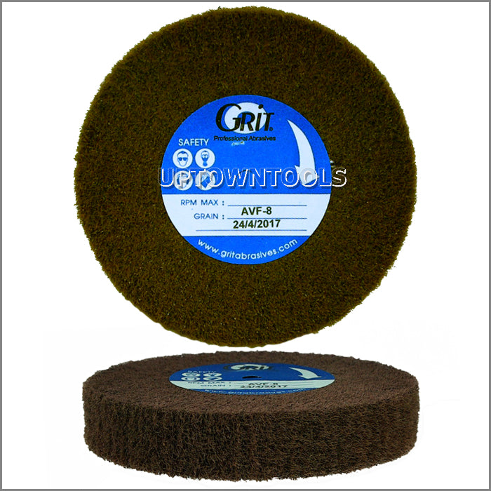 SATIN FINISH BUFF - VERY FINE 4-1/4" x 3/4" – uptowntools