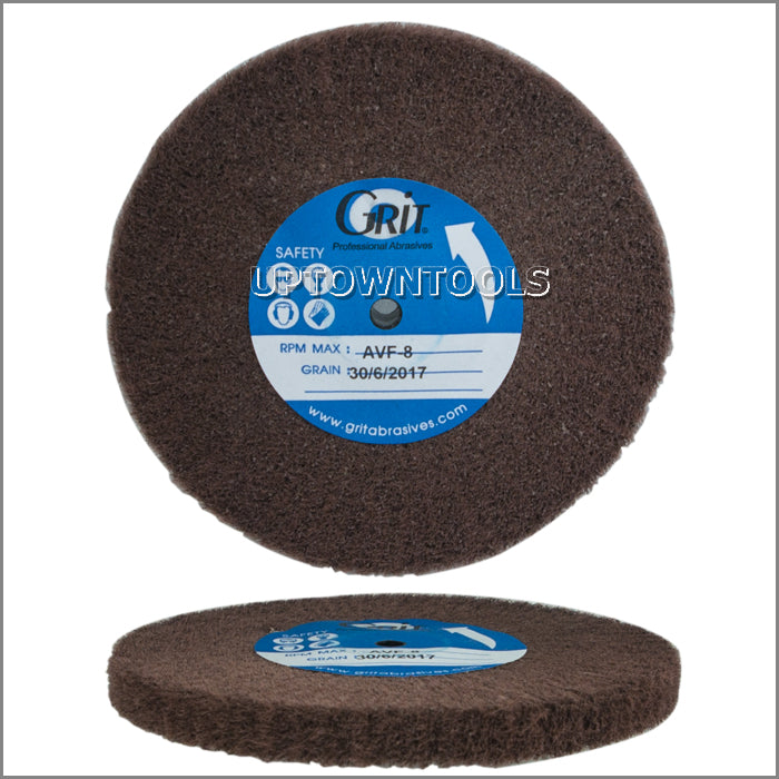 SATIN FINISH BUFF - VERY FINE 4-1/4" x 3/8" – uptowntools