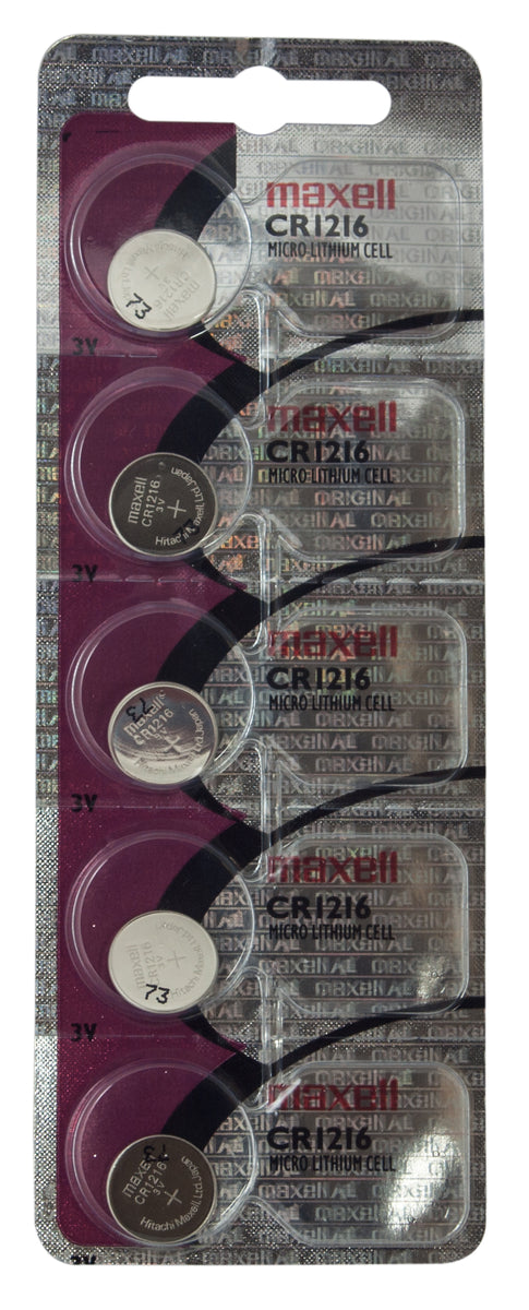 Maxell Battery / Maxell CR1216 3V Lithium Coin Cell Battery – uptowntools