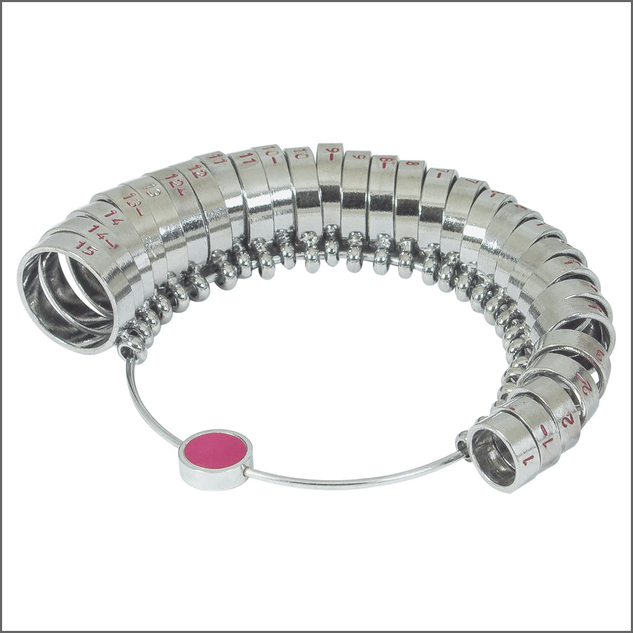 FINGER GAUGE SET / RING SIZER / METAL / finger measures – uptowntools