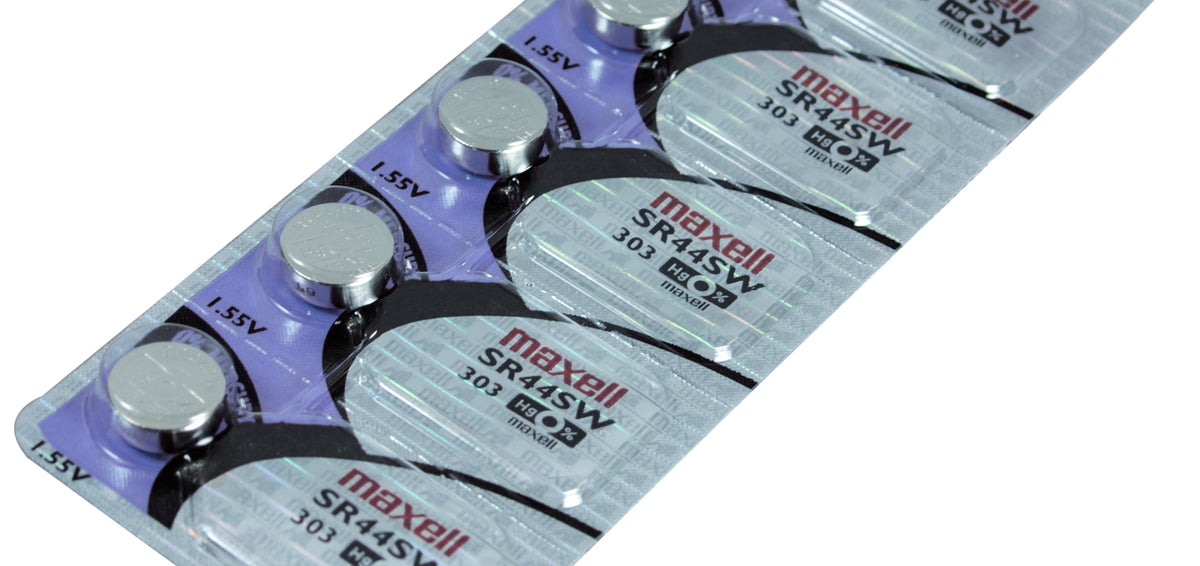Maxell Battery / Maxell SR44SW Silver Oxide Button Cell Battery ...