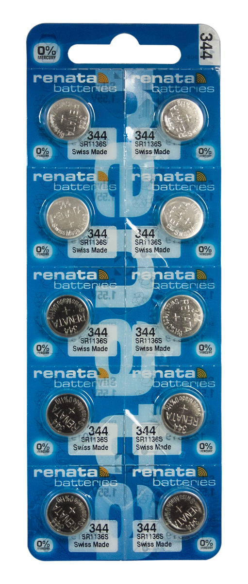 RENATA 344 ( SR1136S ) Silver Oxide Batteries (High Drain), 1.55 V-1ST ...